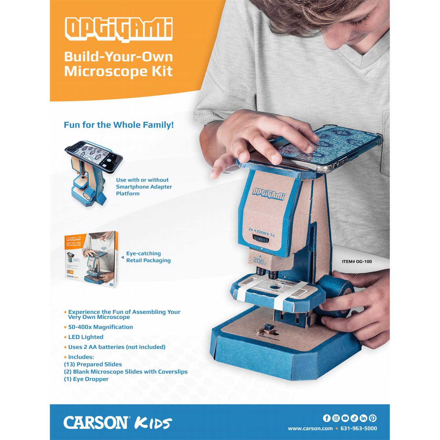 Carson Do-It-Yourself Microscope Kit